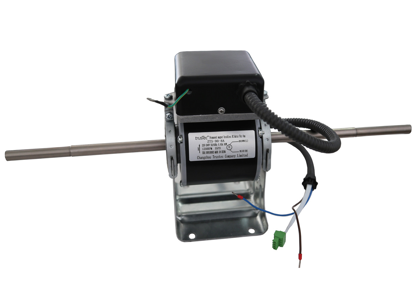 エアコンFCU BLDCモーター - ダブルシャフト 300~1500 RPM - 30~180W